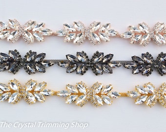 Rhinestone Trim by the Yard Wholesale Bridal Trim-bridal Belt Thin ...