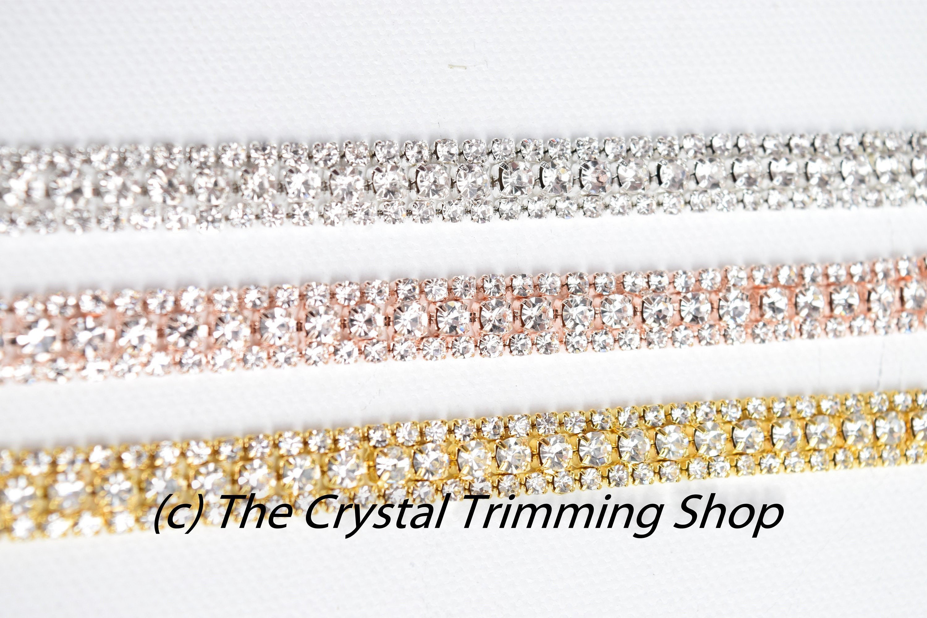 Crystal Rhinestone Trim by the Yard Wholesale Bridal Trim - Etsy