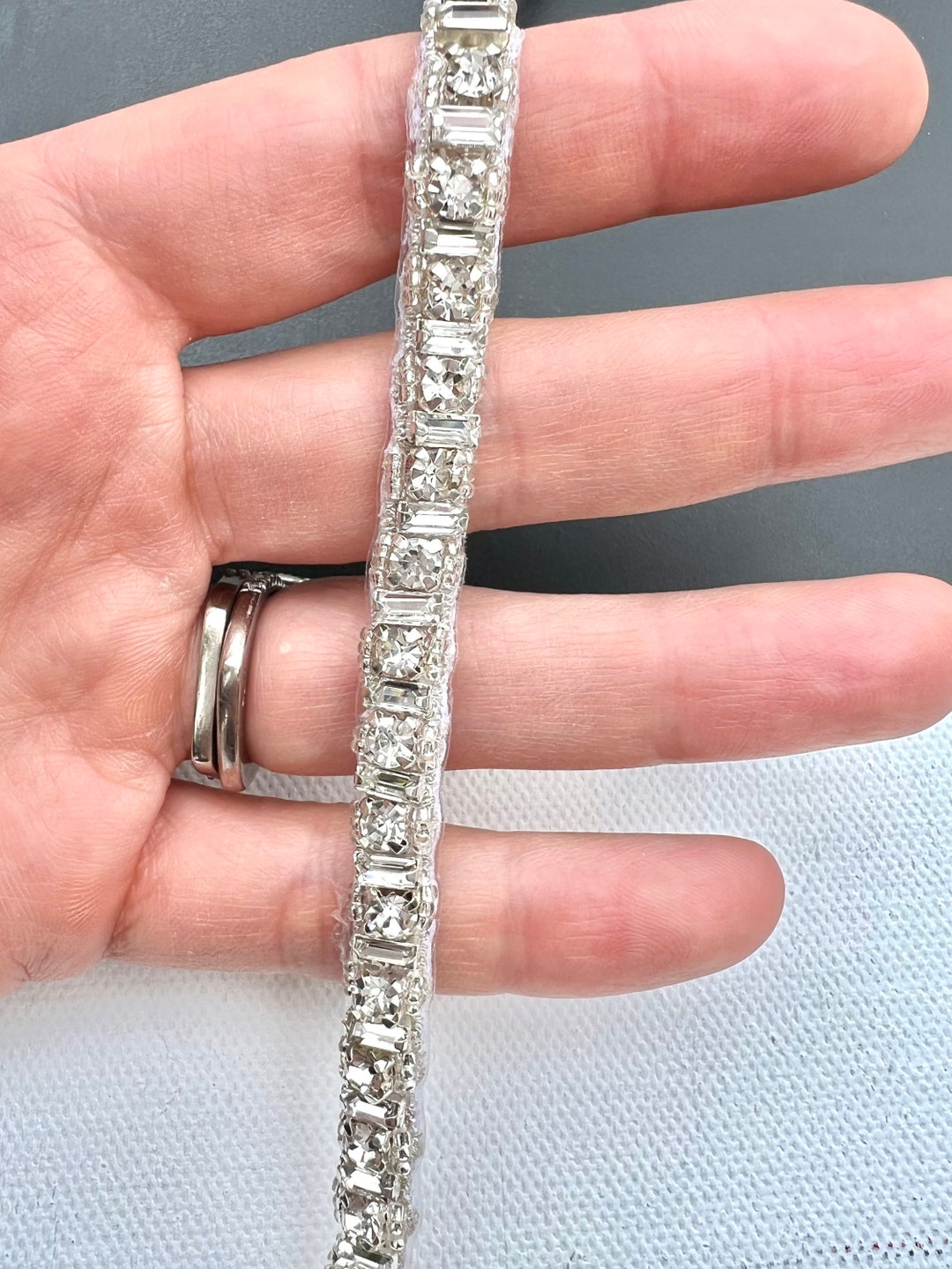 Crystal Rhinestone Trim by the Yard - Wholesale Bridal Trim ...