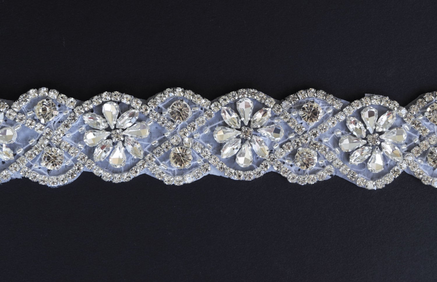 Crystal Rhinestone Trimming by the Yard Crystal Rhinestone - Etsy