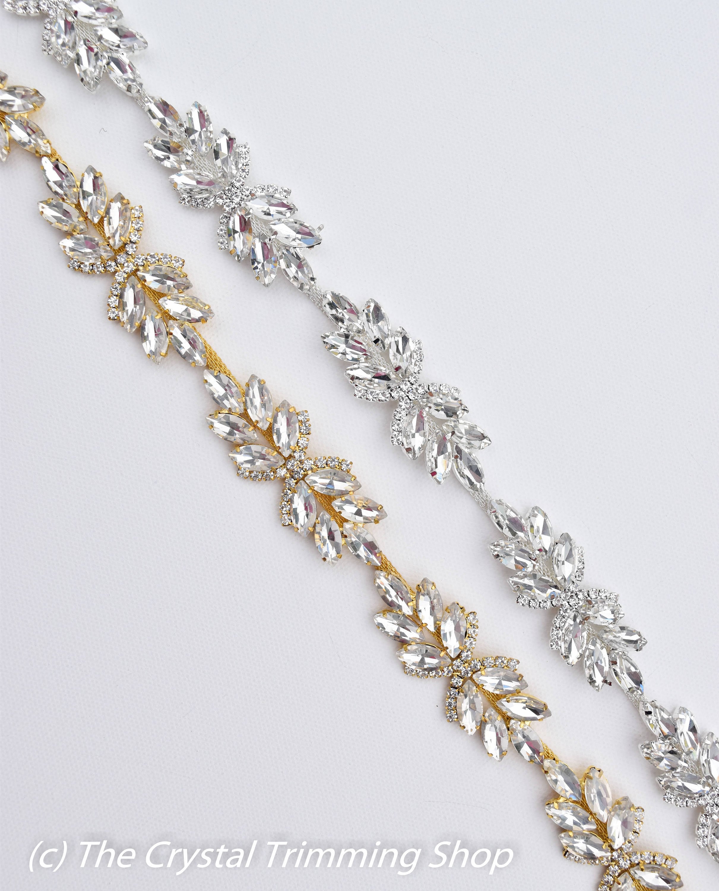Crystal Rhinestone Trim by the Yard Wholesale Bridal Trim - Etsy