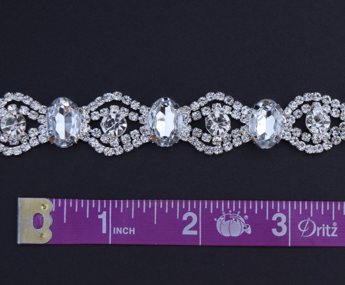 Rhinestone Trim by the Yard - Wholesale Bridal Trim - Bridal Belt ...