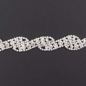 Red Crystal & AB Rhinestone Trim by the Yard- Wholesale Gold Bridal ...