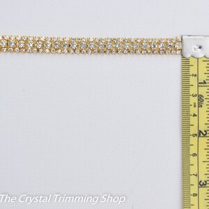 Rose Gold Crystal Rhinestone Trim by the Yard - Wholesale Bridal Trim ...