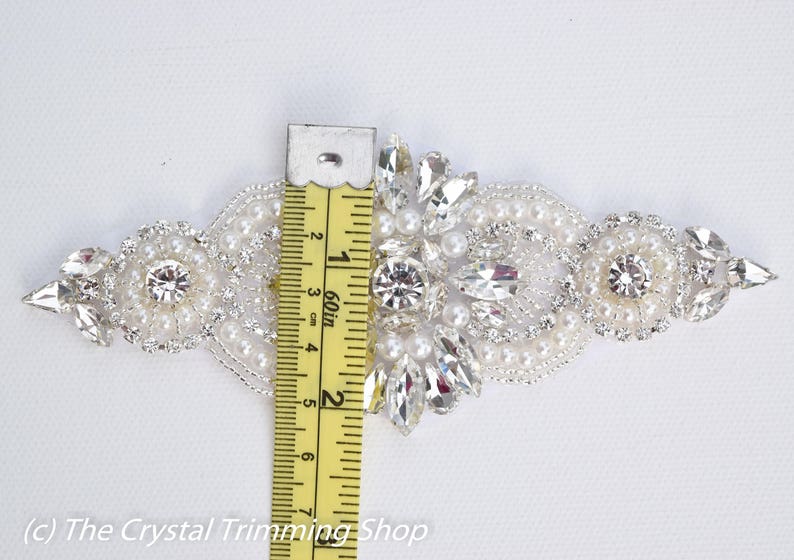 5 small Opal Rhinestone Applique DIY Baby Headband | Etsy