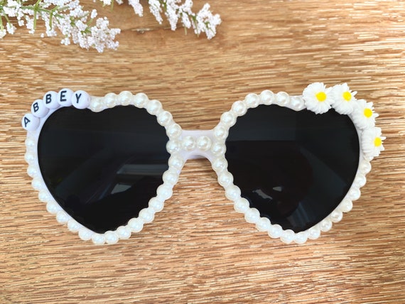 Adult or Child Personalized Daisy Sunglasses - Etsy