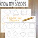 I Know My Shapes, Kids Tracing Sheet, Shapes Tracing Sheet, Shapes ...