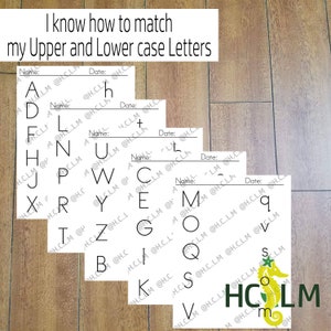 Matching Upper and Lower Case Letters, Matching, School, Learning ...