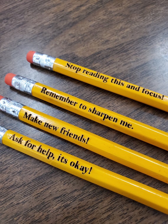 Personalized Pencils Engraved Pencils, Personalized Pencils, Custom