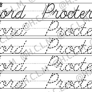 I Know How to Write in Cursive, Cursive Tracing Sheet, Cursive Sheets ...