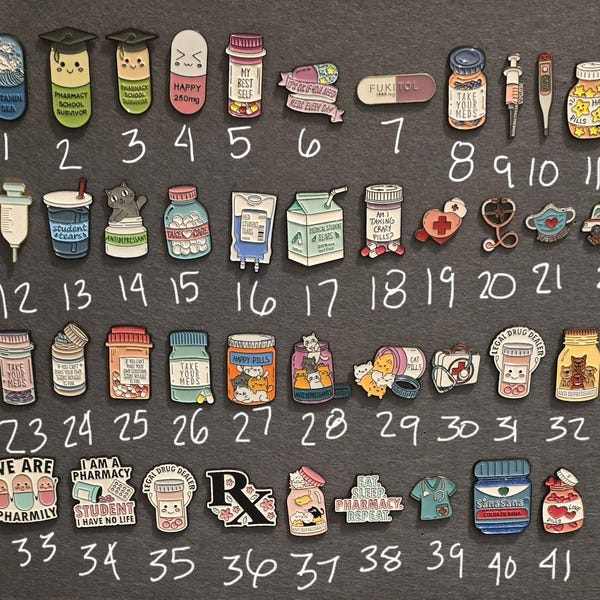 Medical Enamel Pin - Etsy