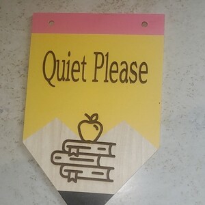 Door Sign , Pencil Sign, Classroom Sign, Library Sign, Bedroom Sigh ...
