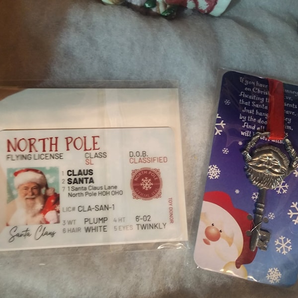 Santa Key - Etsy