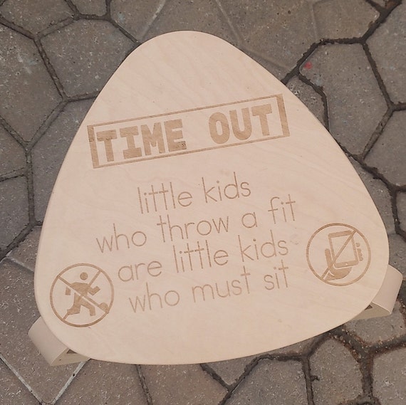 Time Out Stool Kid Stool Personalized Stool Custom Stool - Etsy