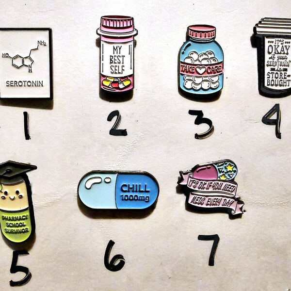 Pharmacy Lapel Pin - Etsy
