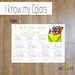 I Know My Colors, Kids Tracing Sheet, Colors Tracing Sheet, Colors ...