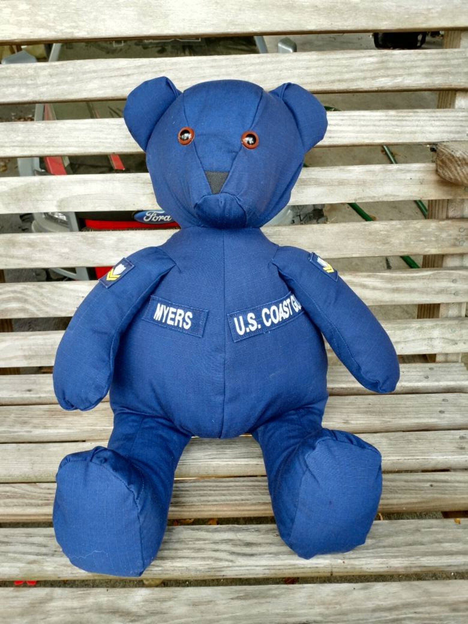 Memory Bear Army Bear Military Bear Keepsake Bear Teddy - Etsy