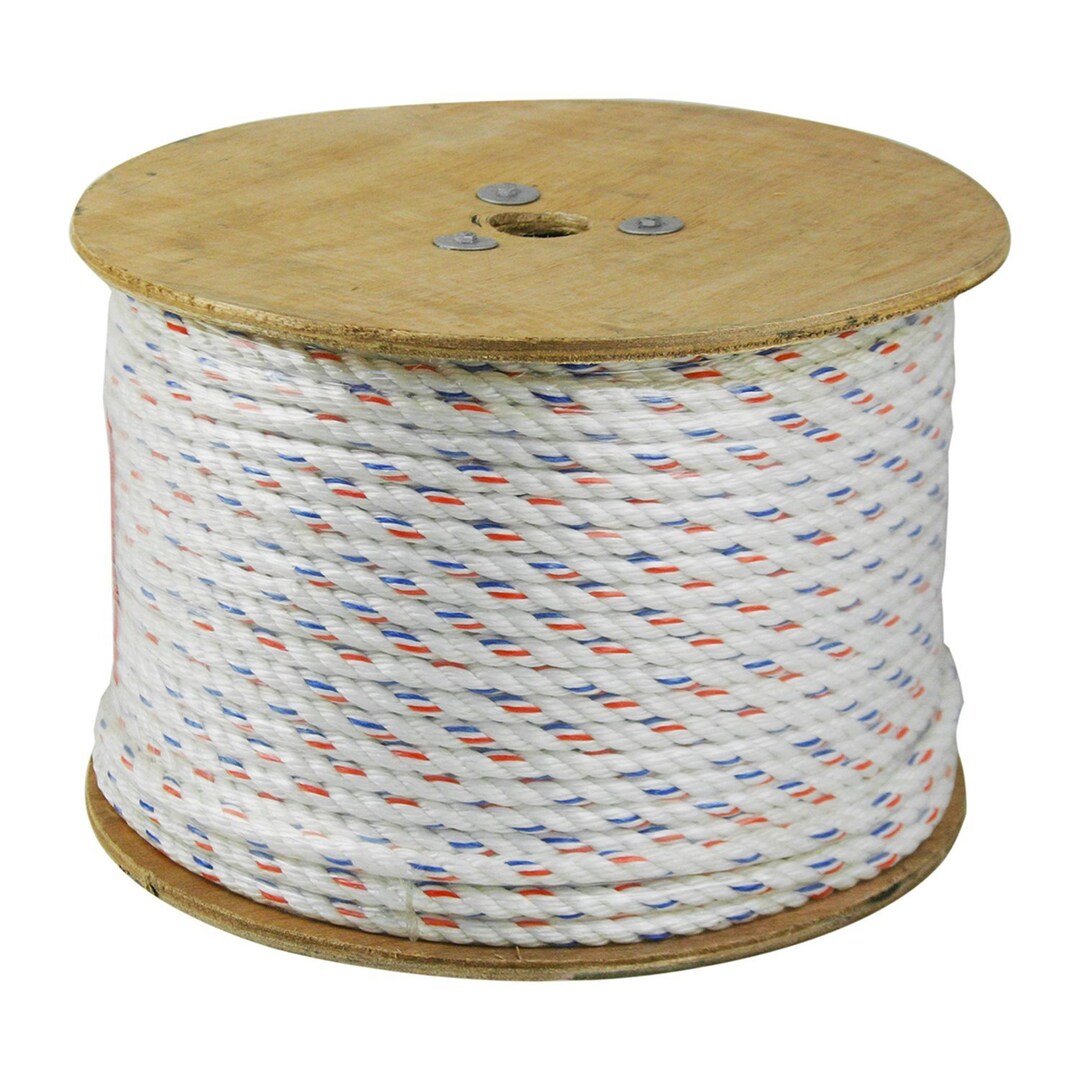 CWC 325045 3-strand Poly-dacron 600-feet White Rope With - Etsy