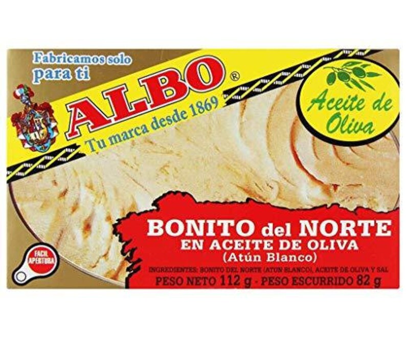 ALBO White Tuna in Olive Oil 112g. Pack 5 Units - Etsy