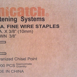 Unicatch 22 Gauge 3/8 Long 3/8 Crown Galvanized - Etsy