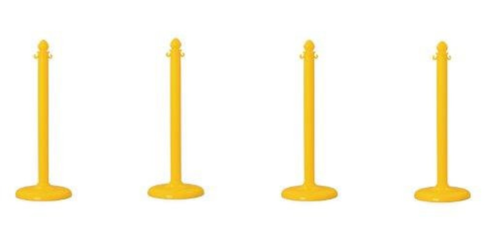 Plastic Stanchion in Yellow 32' Chain, 4 Pcs W/c-hook - Etsy
