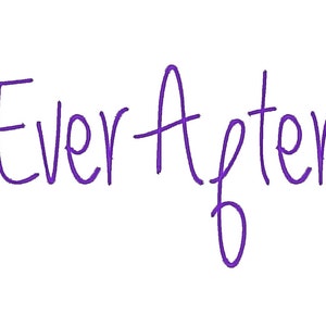 Ever After Machine Embroidery Font, Script Embroidery Alphabet Set ...