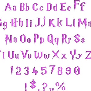 Wizard Machine Embroidery Font Monogram Alphabet, BX Ready Font ...