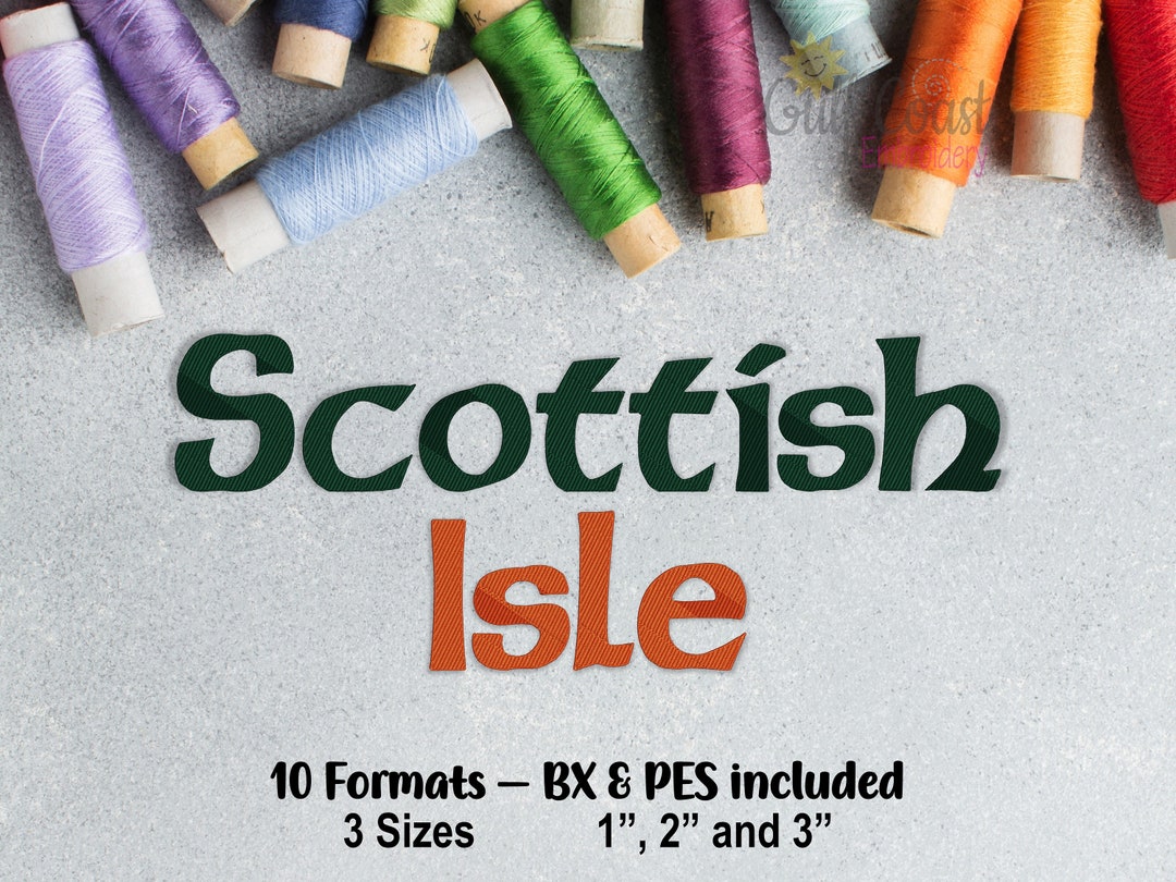 Celtic Machine Embroidery Font Monogram Alphabet, Scottish Gaelic ...