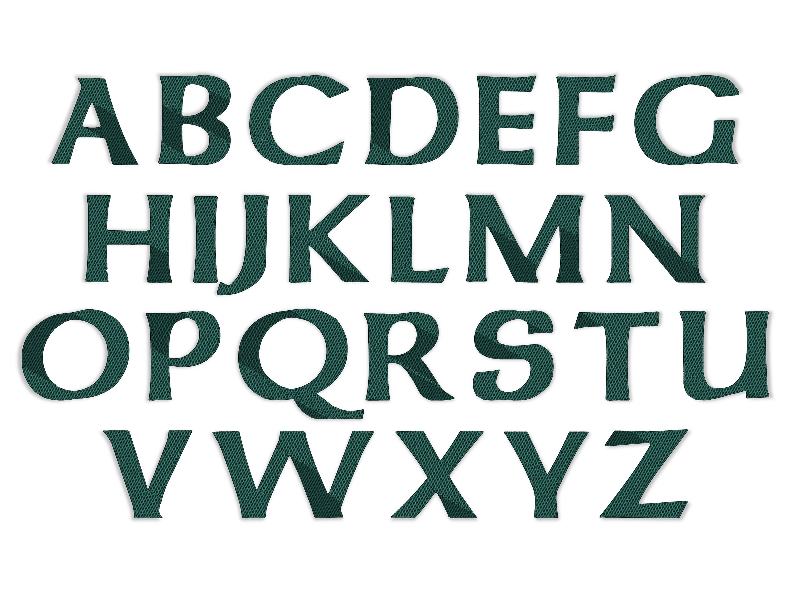 Celtic Machine Embroidery Font Monogram Alphabet, Scottish Gaelic ...