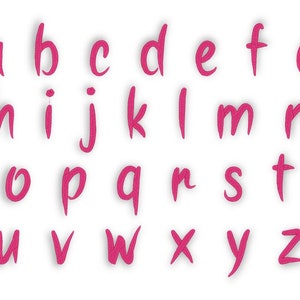 Santa Cruz Machine Embroidery Font Alphabet, Cursive Script Embroidery ...