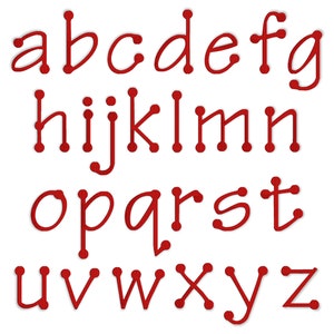 Tinker Toy Machine Embroidery Font Alphabet, Embrilliance Embroidery ...