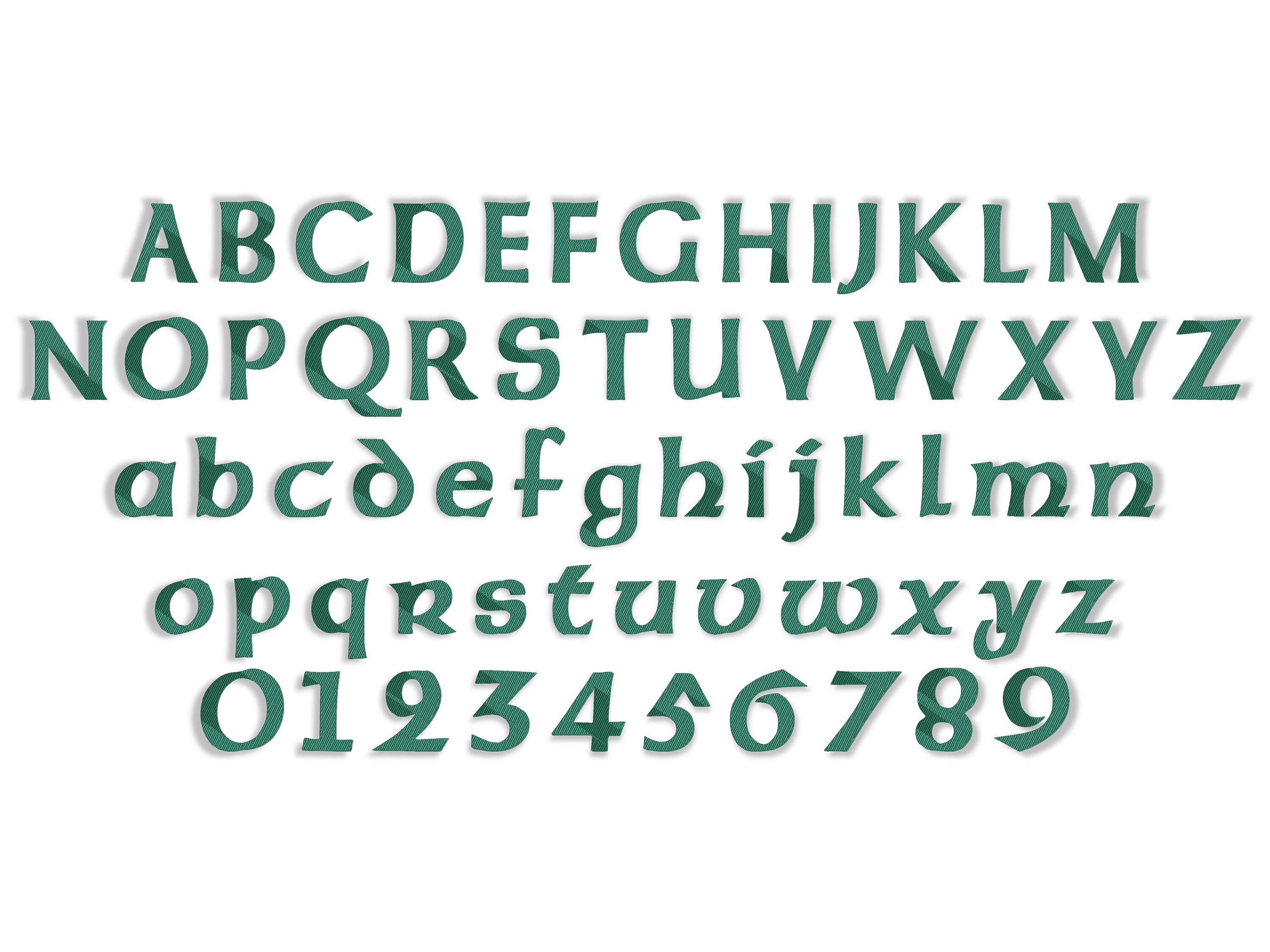 Celtic Machine Embroidery Font Monogram Alphabet, Scottish Gaelic ...