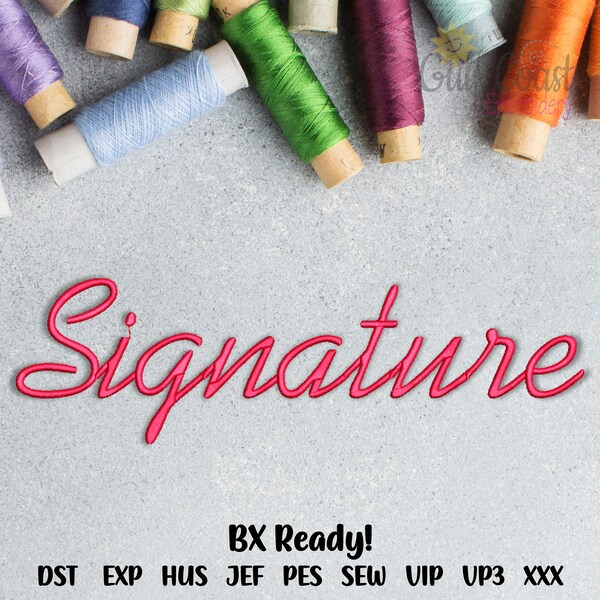 Cursive Embroidery Font - Etsy