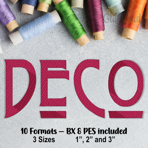 Deco Font - Etsy