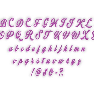 Embroidery Machine Font Monogram Alphabet Melanie Machine Embroidery, 3 ...