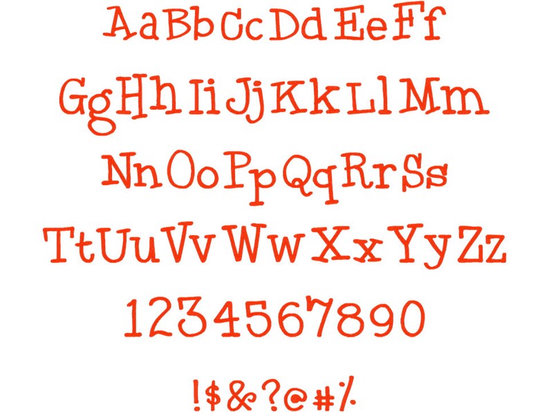 Moped Kids Machine Embroidery Font Monogram Alphabet Multiple - Etsy