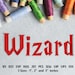 Wizard Machine Embroidery Font Monogram Alphabet, BX Ready Font ...