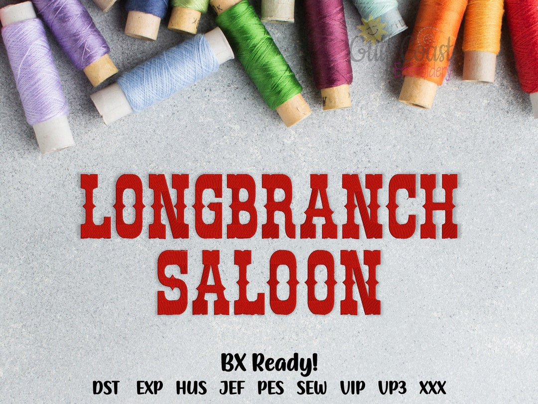 Western Machine Embroidery Font Monogram Alphabet, Western Embroidery ...