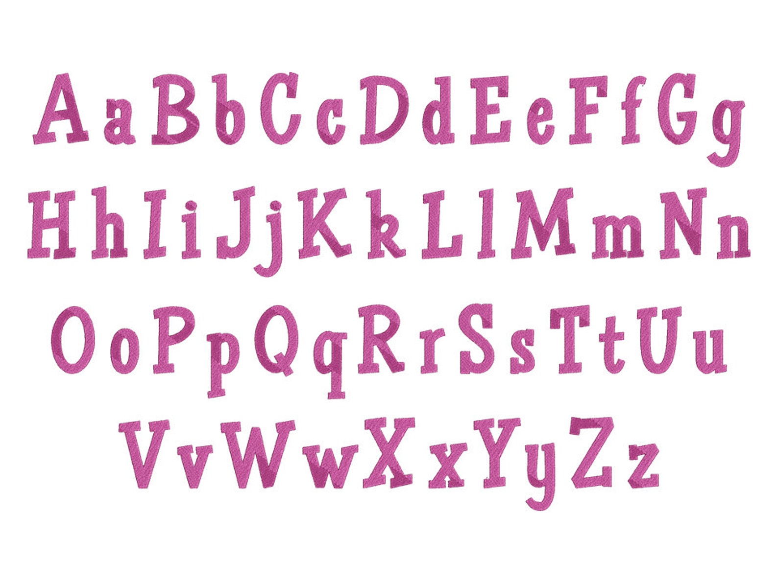 Machine Embroidery Font Alphabet Embroidery Machine Font - Etsy