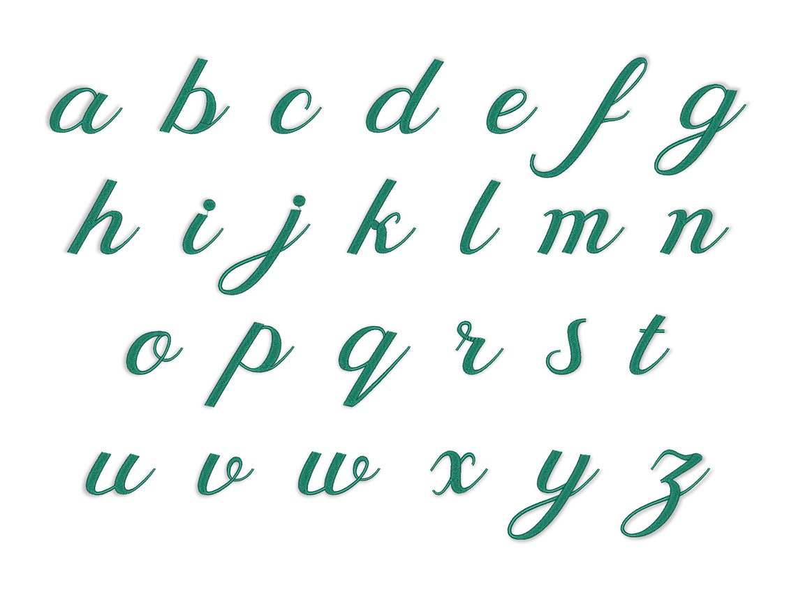 Emma Fancy Script Machine Embroidery Font Monogram Alphabet Set, Bx ...
