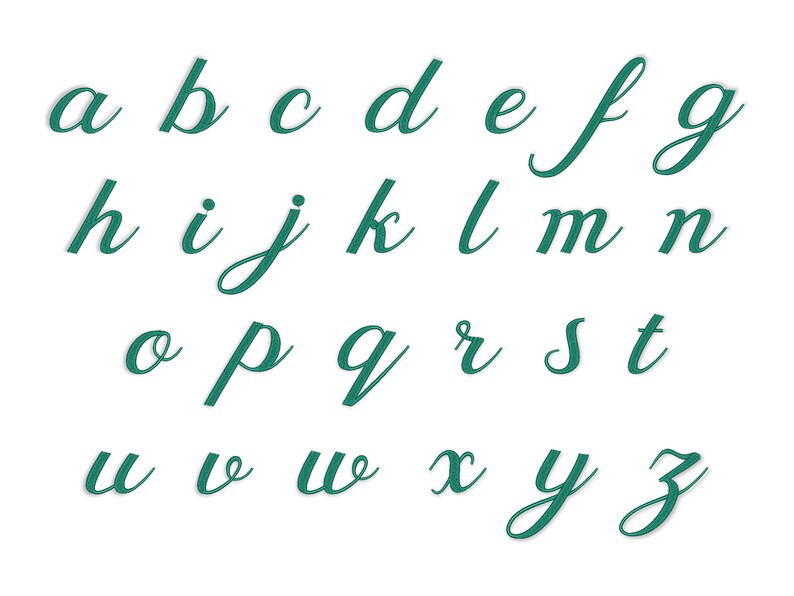 Emma Fancy Script Machine Embroidery Font Monogram Alphabet Set, Bx ...