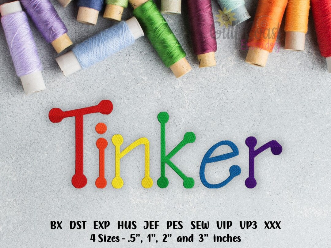 Tinker Toy Machine Embroidery Font Monogram Alphabet, Tinker Toy ...