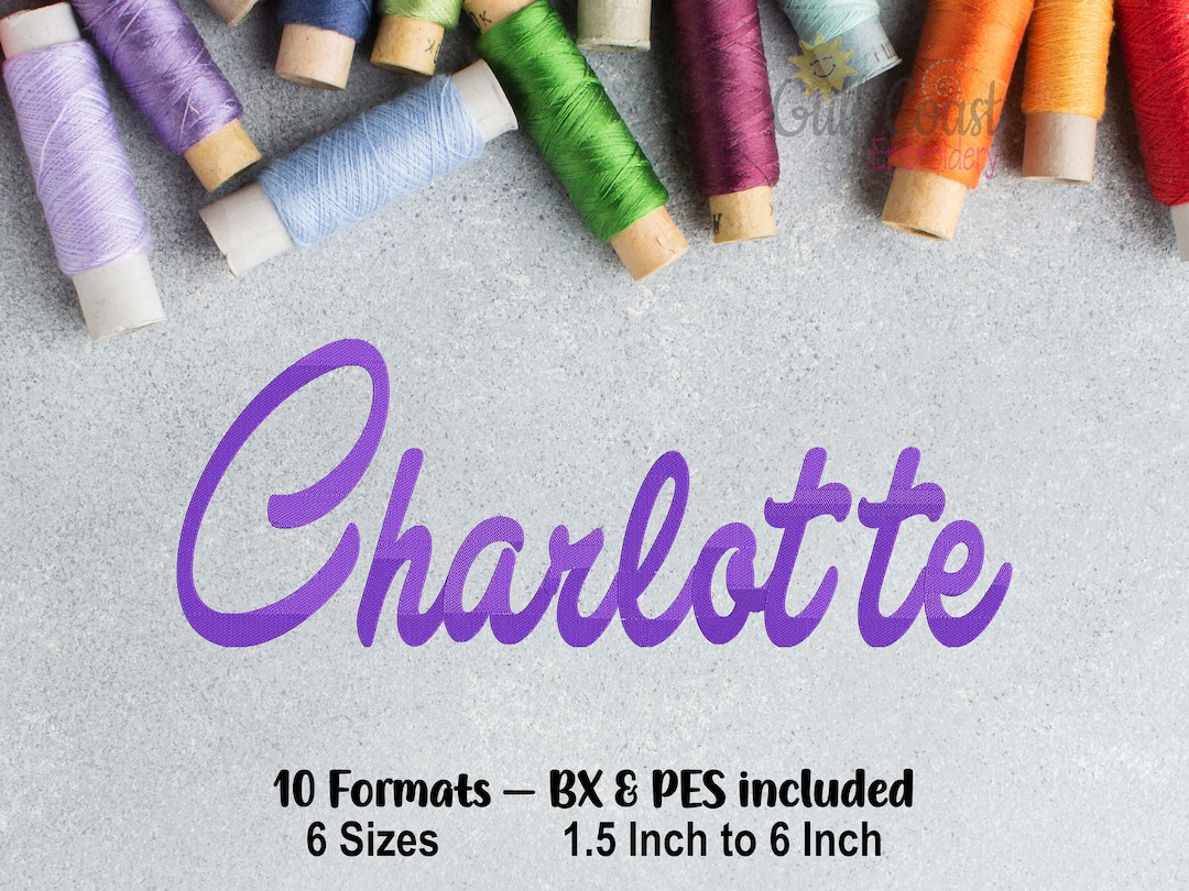 Cursive Machine Embroidery Font Alphabet, Script Machine Embroidery ...