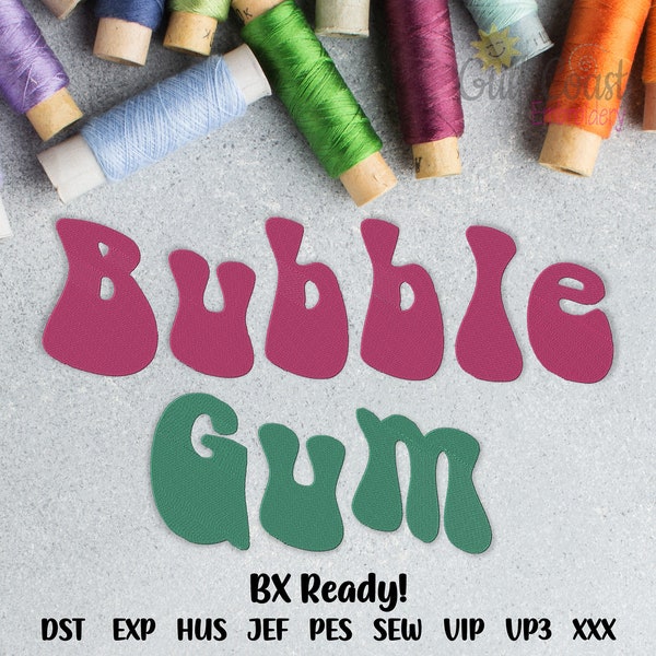 Bubble Letter Font - Etsy