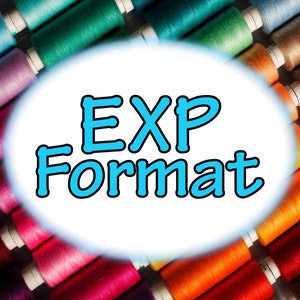 EXP Machine Embroidery Font Bundle, 20 Embroidery Fonts Set, EXP Letter ...