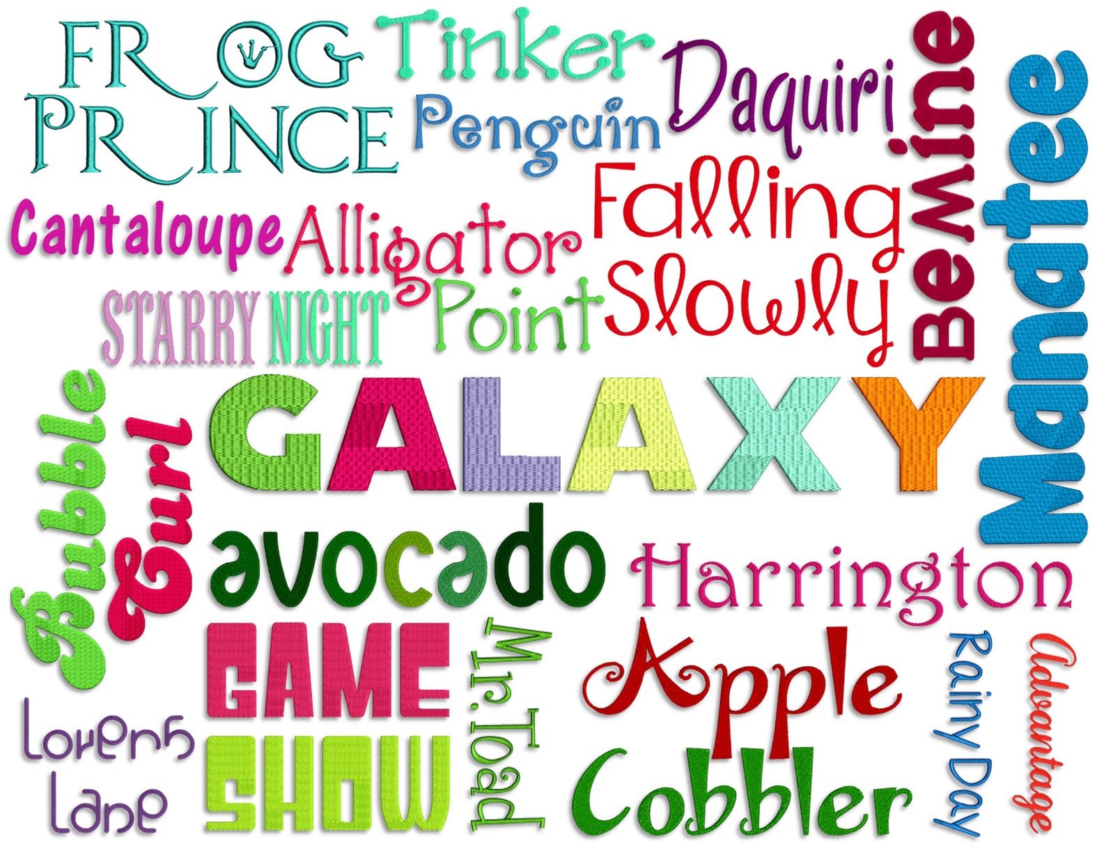 JEF Machine Embroidery Font Alphabet Bundle 20 Embroidery - Etsy