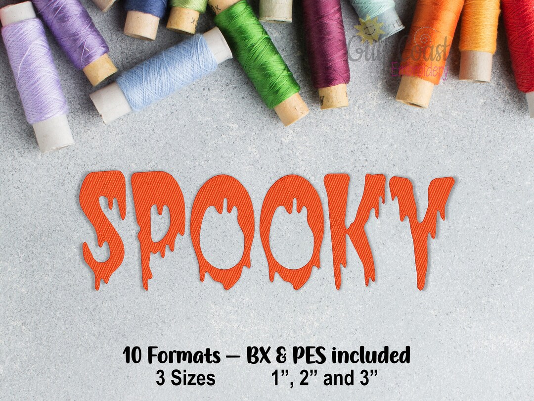 Halloween Machine Embroidery Font Monogram Alphabet, Halloween ...