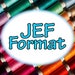 JEF Machine Embroidery Font Alphabet Bundle, 20 Embroidery Fonts Set ...