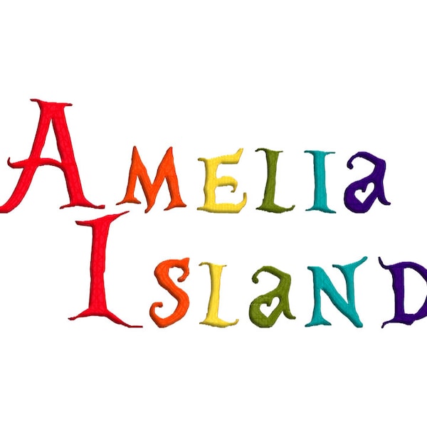 Melco Embroidery Font - Etsy