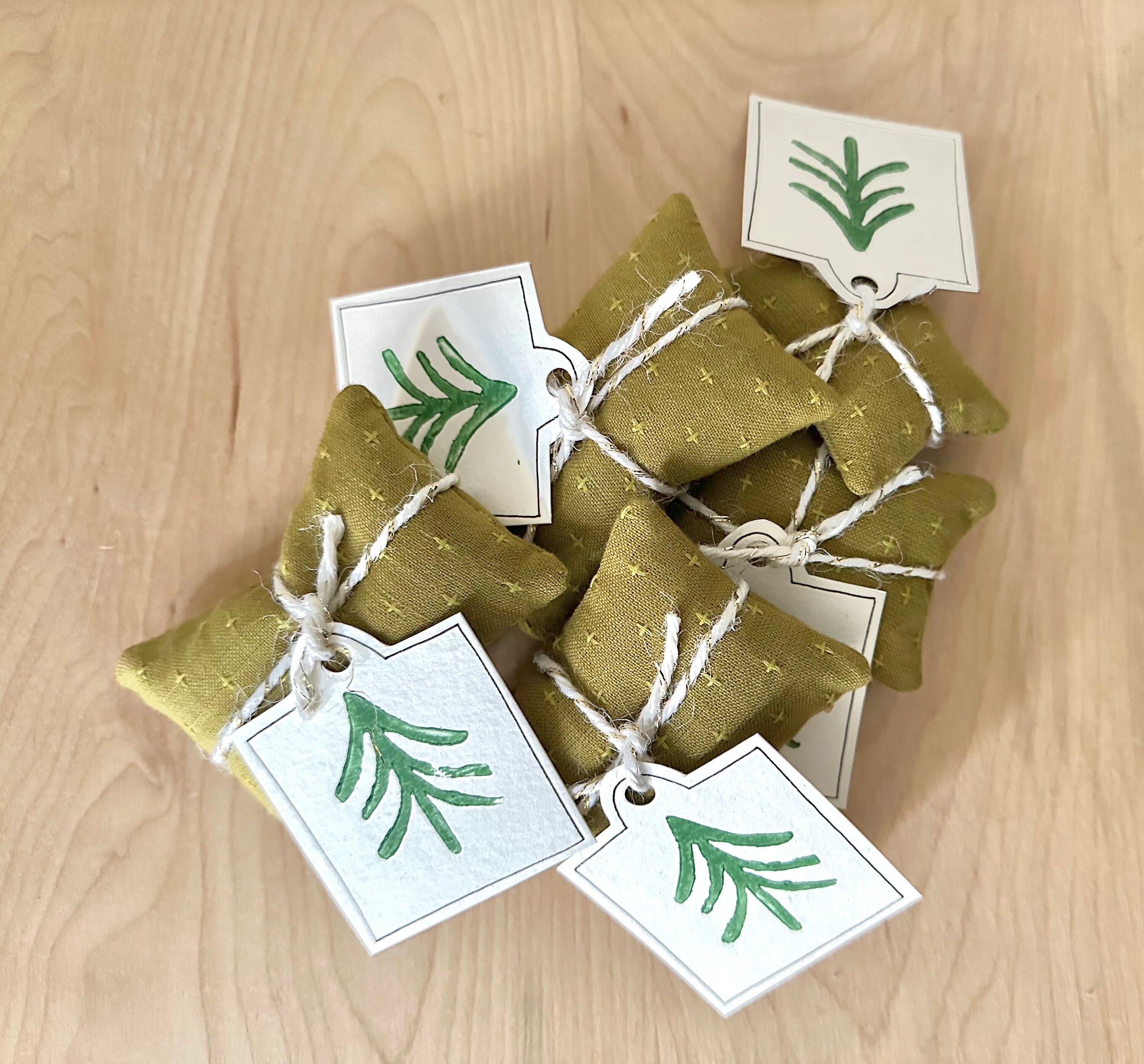 Maine Balsam Fir pine Sachets - Etsy